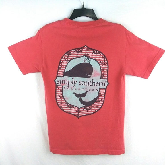 Simply Southern | Tops | Simply Southern Collection Pink Tshirt | Poshmark